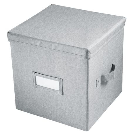 iDesign Codi Cube Storage Box With Lid - Walmart.ca