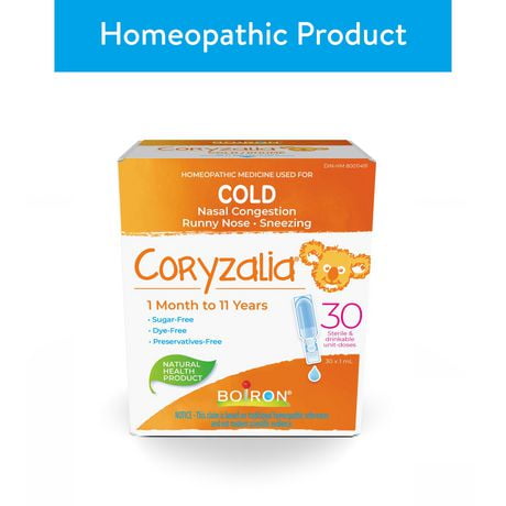Boiron Coryzalia 30 Doses for children, Coryzalia relieves cold ...