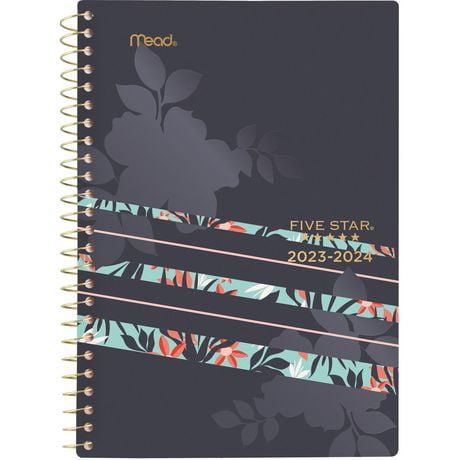 Five Star® Glossy Accents Dark Small Planner | Walmart Canada