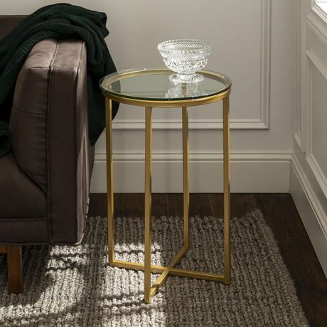 Click here for Manor Park Round Side Table - Multiple Finishes Go... prices
