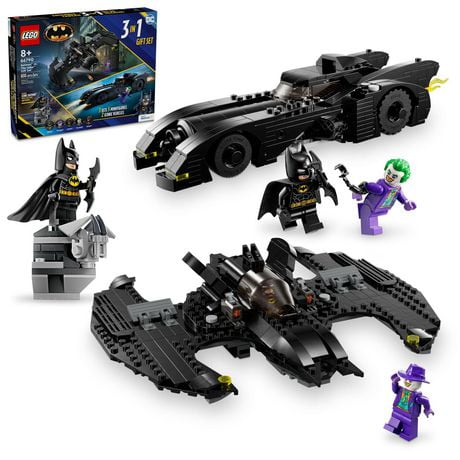 LEGO DC Batman vs. The Joker Gift Set, 3 Action-Packed Builds in 1 Box ...