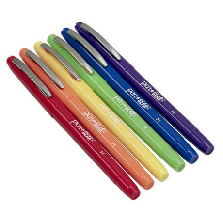 PEN+GEAR - Porous Pens - Assorted Colours, Pack of 6 - Walmart.ca