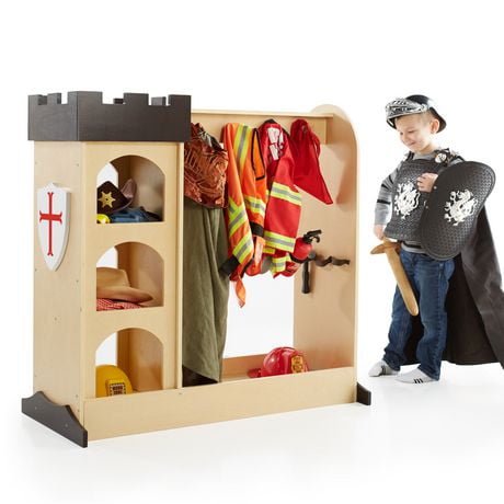 Click here for Guidecraft Castle Dramatic Play Storage Natural prices