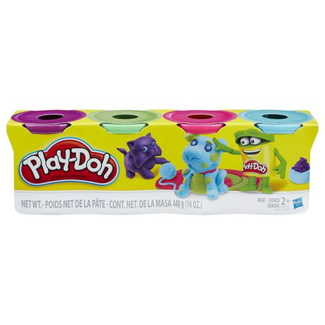 Click here for Play-Doh 4-Pack Of Bold Colours Assorted prices