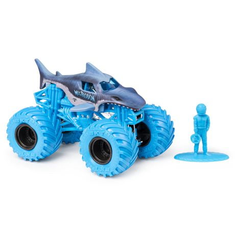 Monster Jam, Official Megalodon Monster Truck, Die-Cast Vehicle, Nitro ...