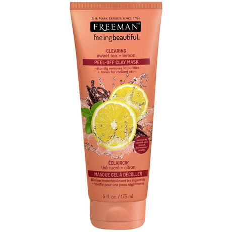 Freeman Feeling Beautiful Sweet Tea & Lemon Peel-Away Clay Mask ...