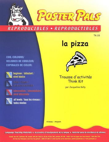 The Fsl Classroom La Pizza French Reproducible Teaching Activities ...