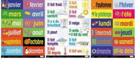Click here for Poster Pals French Seasons Month Weather Cards 18... prices
