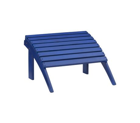 Click here for Linon Blue Adirondack Outdoor Ottoman Black # prices