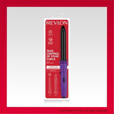 Revlon Tourmaline Ceramic 2-in-1 Barrel Wand | Walmart Canada