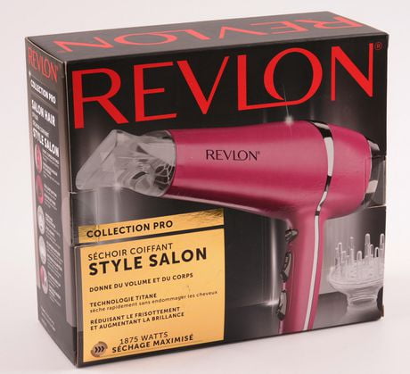 Revlon 1875 Watt Pink Titanium Hair Styler | Walmart Canada