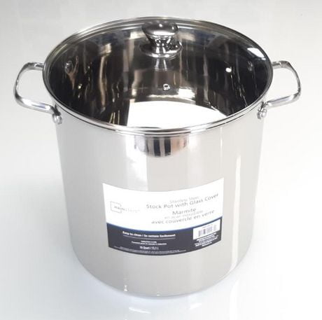 MAINSTAYS 12QT STOCK POT WITH GLASS LID - Walmart.ca