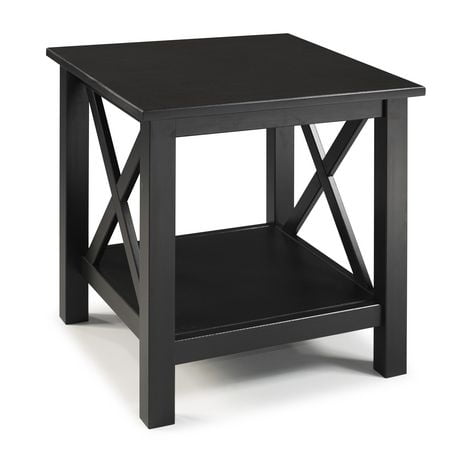 Click here for Linon Draycott End Table Black Blue # prices