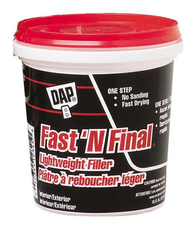 DAP® Fast ’N Final Lightweight Spackling 473ml | Walmart.ca