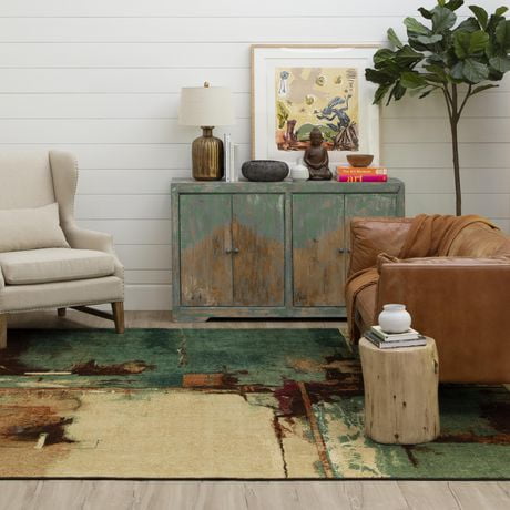 Click here for Mohawk Home Mohawk Strata Aqua Fusion Area Rug  2X... prices