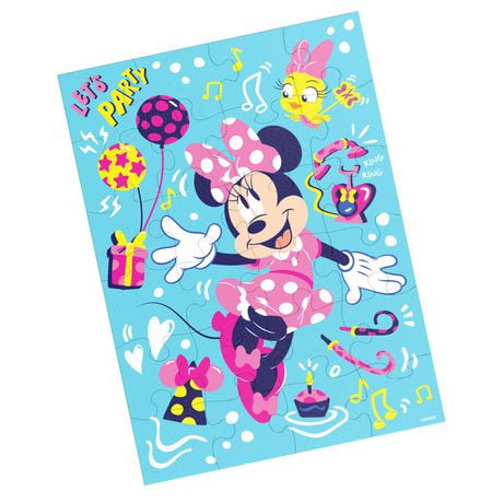 Minnie Mouse, 24-Piece Jigsaw Puzzle Disney Junior Minnie Mouse Toys ...