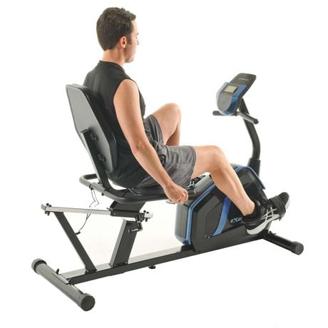 Exerpeutic Easy "Step Thru" Magnetic Recumbent Exercise Bike with ...
