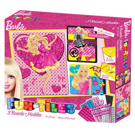 Barbie California Fun 3 Board Fun-Tiles Craft Kit | Walmart Canada