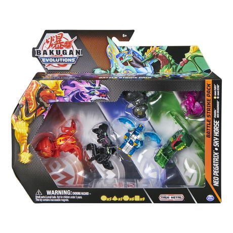 Bakugan Evolutions, Neo Pegatrix and Sky Horse Battle Strike Pack ...