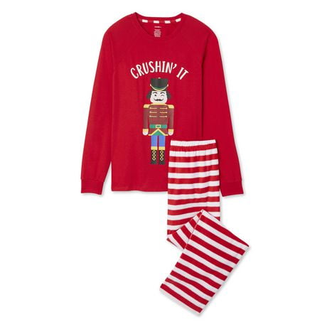 George Men's Printed Pajamas 2-Piece Set | Walmart Canada