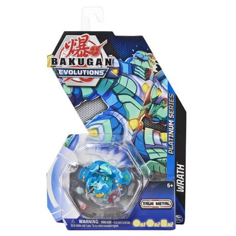 Bakugan Evolutions, Wrath, Platinum Series True Metal Bakugan, 2 ...