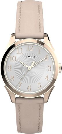 Click here for Timex Briarwood 28Mm Leather Strap Watch Pink prices