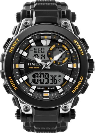 Click here for Timex Dgtl Analog-Digital 50Mm Resin Strap Watch B... prices