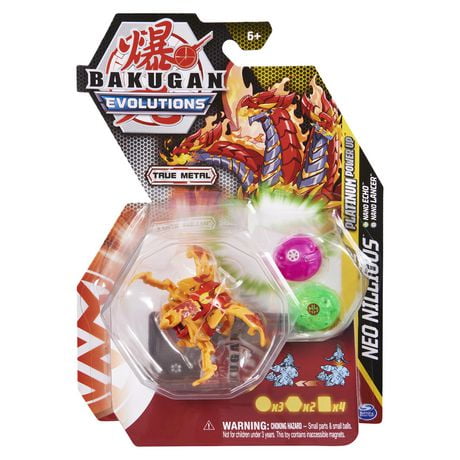 Bakugan Evolutions, Neo Nillious with Nano Echo and Lancer Platinum ...