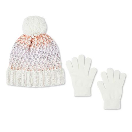 George Girls' Toque and Gloves 2-Piece Set, Sizes 4/6-7/16 - Walmart.ca