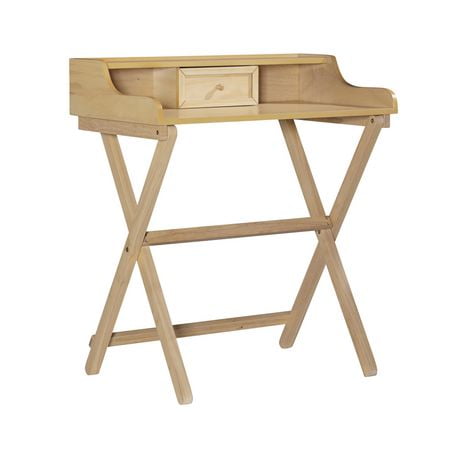Click here for Linon Gibson Natural Folding Desk White # prices