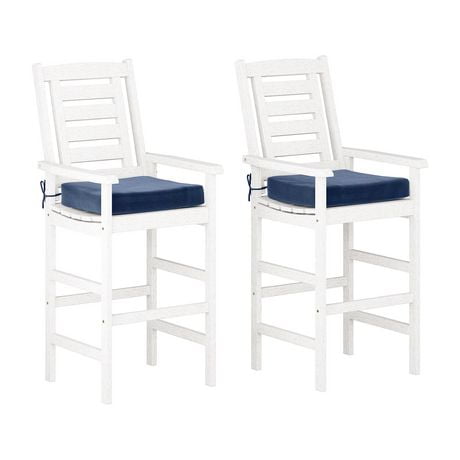 Click here for Corliving Miramar Hardwood Outdoor Bar Height Stoo... prices
