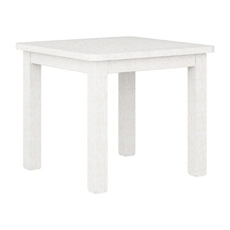 Click here for Corliving Miramar Hardwood Outdoor Side Table Whit... prices