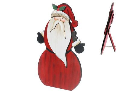 Wooden Santa Stand Decor - Walmart.ca
