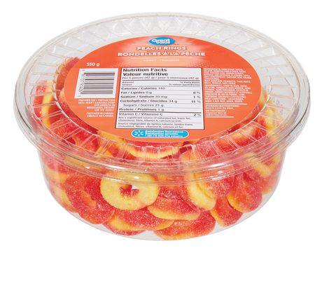 Great Value Peach Rings Candy | Walmart Canada