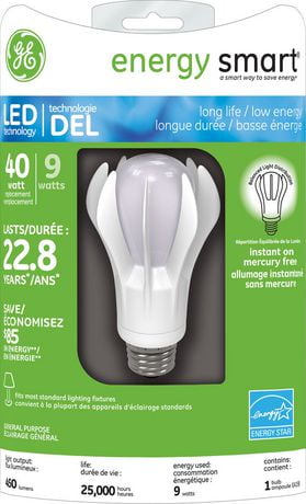 GE energy smart® LED 9W A19 | Walmart Canada
