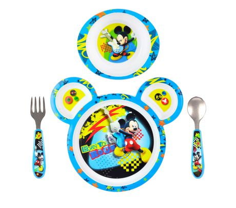 Click here for The First Years Mickey Mouse 4-Piece Feeding Set B... prices