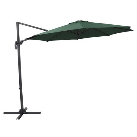 Click here for Corliving Offset Patio Umbrella Dark Green prices