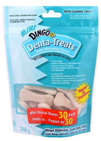 Dingo Denta Treats Teeth Whitening Chews Minis, 30ct | Walmart Canada