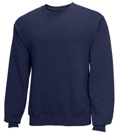 Click here for Fruit Of The Loom Mens Fleece Crew Neck Top Navy L prices