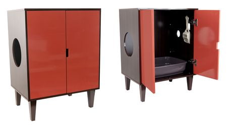 Click here for Penn-Plax Privacy Litter Cabinet prices