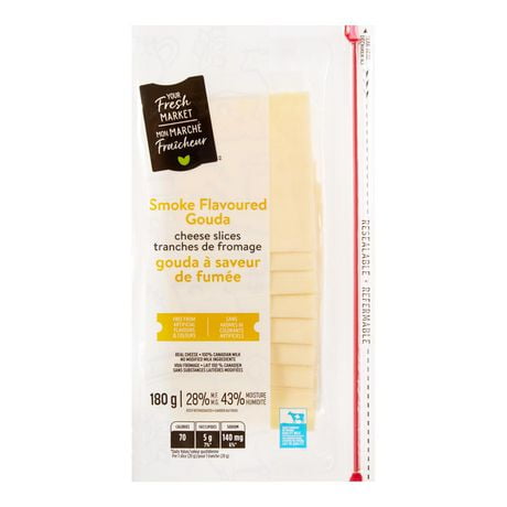 Your Fresh Market Smoked Flavour Gouda Cheese, 180 g - Walmart.ca