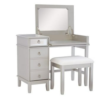 Riley Silver Lattice Vanity Set - Walmart.ca
