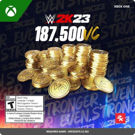 WWE 2K23: 187,500 Virtual Currency Pack - Xbox One [Digital Code ...