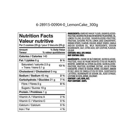 Great Value Delights Lemon Creme Filled Cookies | Walmart Canada