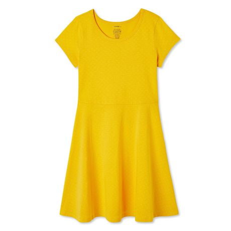 Click here for George Girls Skater Dress Yellow L prices