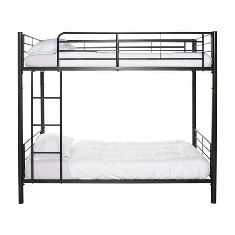 Click here for Manor Park Modern Metal Twin Over Twin Bunk Bed -... prices