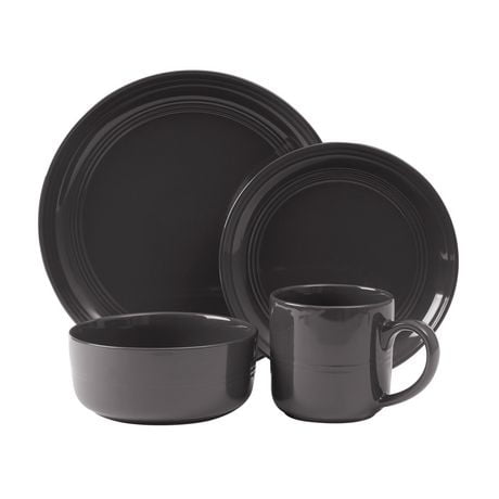 Click here for Safdie & Co. Dinnerset 16Pc Stoneware Harmony Blac... prices