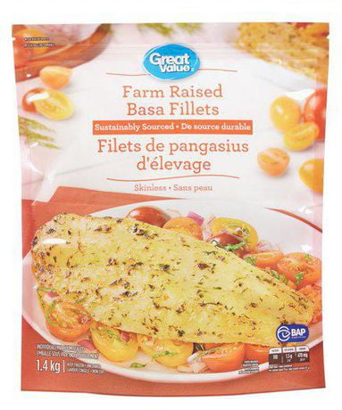 Great Value Farm Raised Basa Fillets, 1.4 kg - Walmart.ca