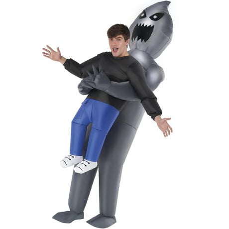 Adult Unisex Light Up Ghoul Inflatable Costume, Adults Unisex LU Ghoul ...