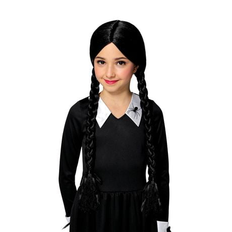 WAY TO CELEBRATE WEDNESDAY GIRL WIG, WEDNESDAY GIRL WIG FOR KIDS ...